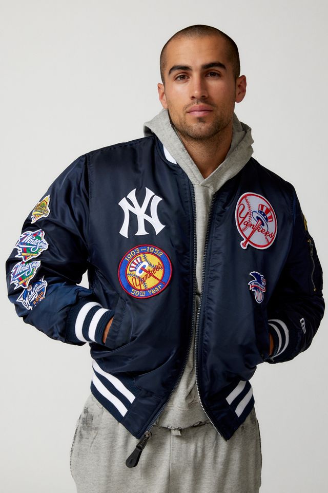 Alpha Industries X New Era New York Yankees MLB Reversible Varsity ...