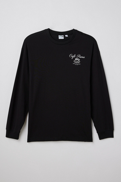 Puma Café Long Sleeve Tee | Urban Outfitters