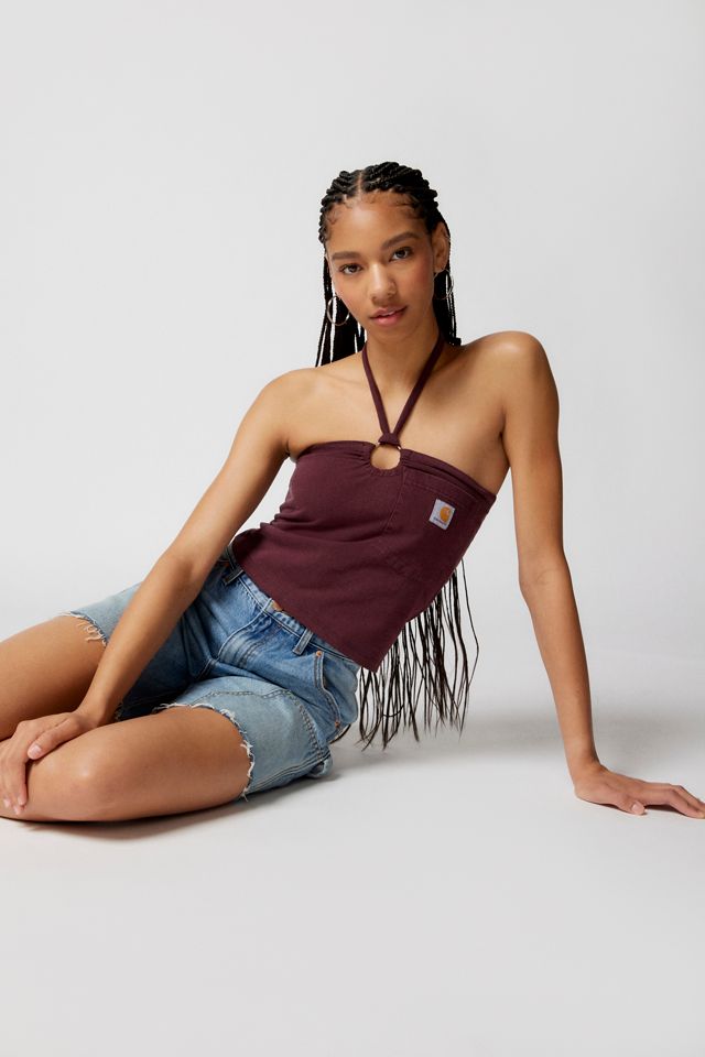 Urban Renewal Remade Carhartt O-Ring Halter Top | Urban Outfitters Canada