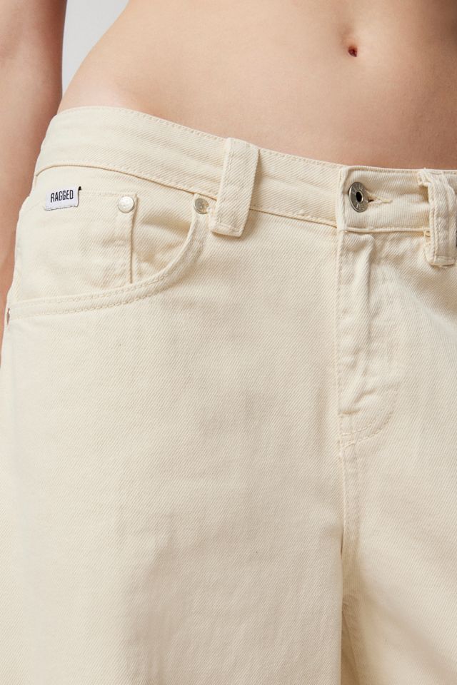 The Ragged Priest Sweeper Wide-Leg Jean - Stone | Urban Outfitters