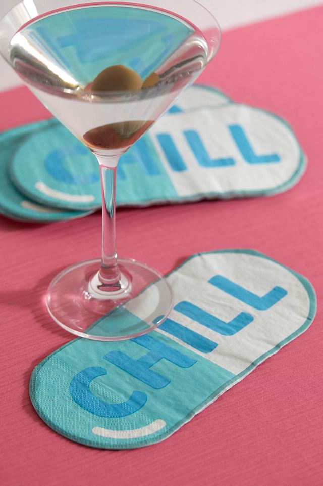 Chill Pill Napkin Set | Urban Outfitters Canada