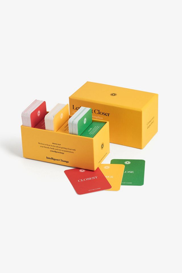 Let's Get Closer Card Game by Intelligent Change | Urban Outfitters Let's Get Closer Card Game by Intelligent Change | Urban Outfitters