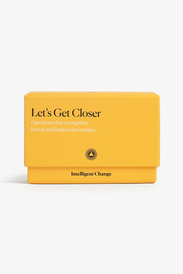 Let's Get Closer Card Game by Intelligent Change | Urban Outfitters Let's Get Closer Card Game by Intelligent Change | Urban Outfitters