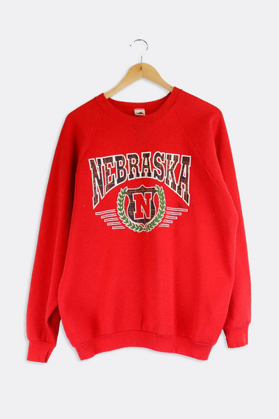 Vintage Nebraska University Varsity Sweatshirt | Urban Outfitters