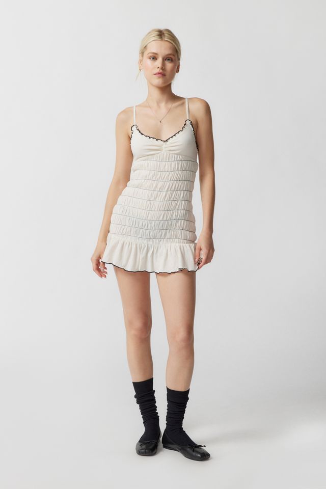 Out From Under Savannah Ruched Mini Dress | Urban Outfitters
