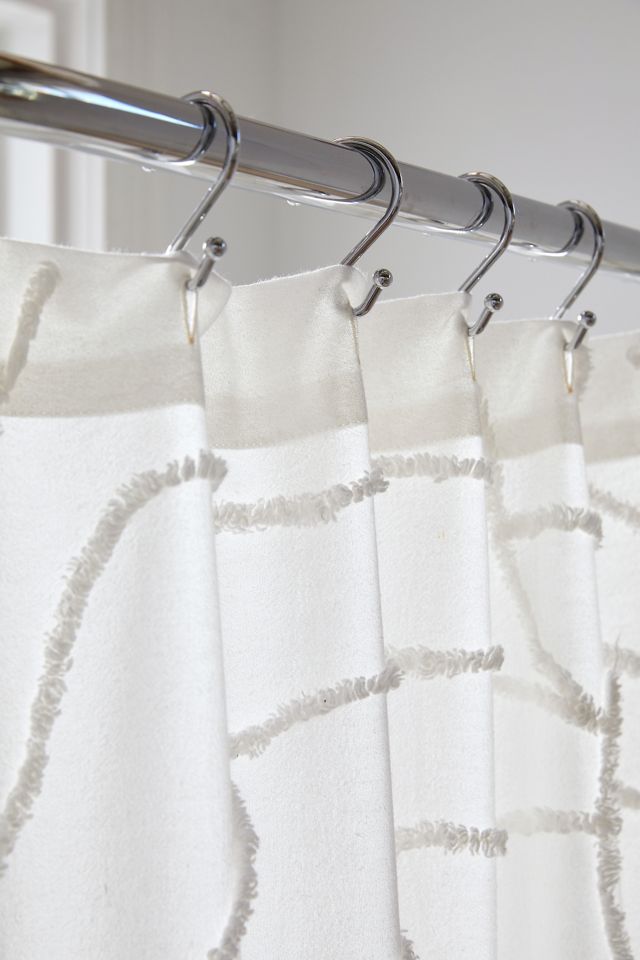 Margot Tufted Shower Curtain | Urban Outfitters