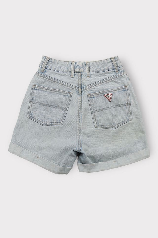 Vintage Guess 90s Light Wash High Waisted Shorts | Urban Outfitters