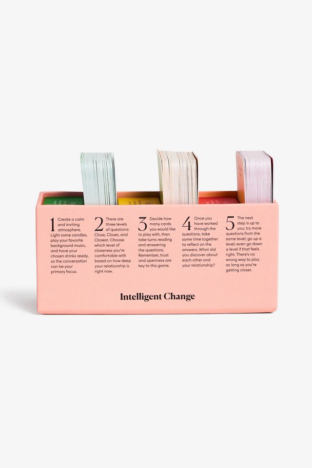 Let's Get Closer Card Game By Intelligent Change | Urban Outfitters Let's Get Closer Card Game By Intelligent Change | Urban Outfitters