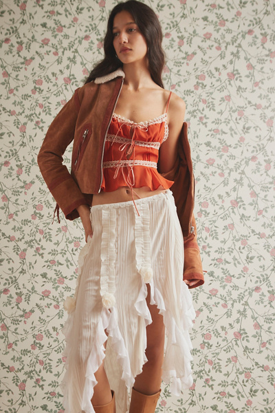 Kimchi Blue Ivy Lace-Inset Cami | Urban Outfitters