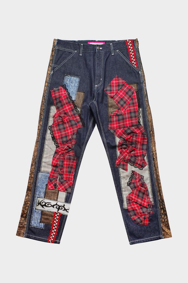 Mindblown Frankenstein Patchwork Pant | Urban Outfitters