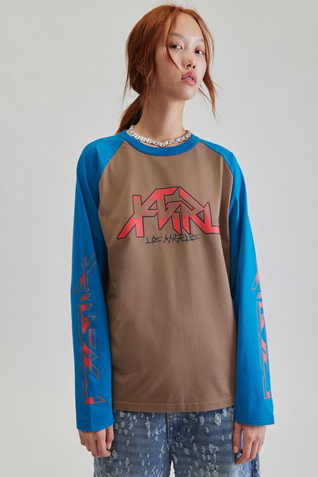 X-girl Metal Logo Long Sleeve Tee | Urban Outfitters