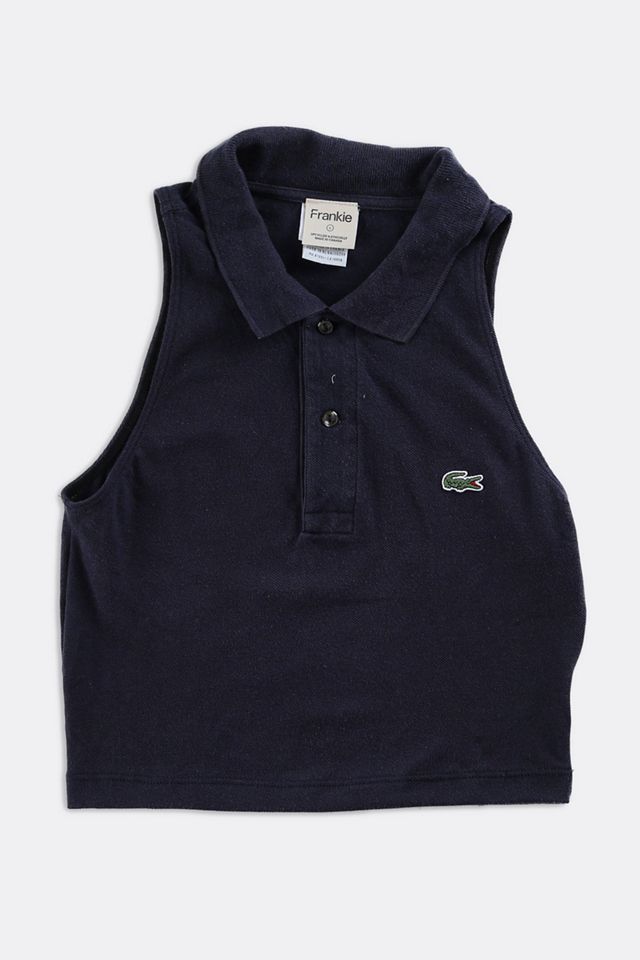Frankie Collective Rework Lacoste Collared Tank | Urban Outfitters
