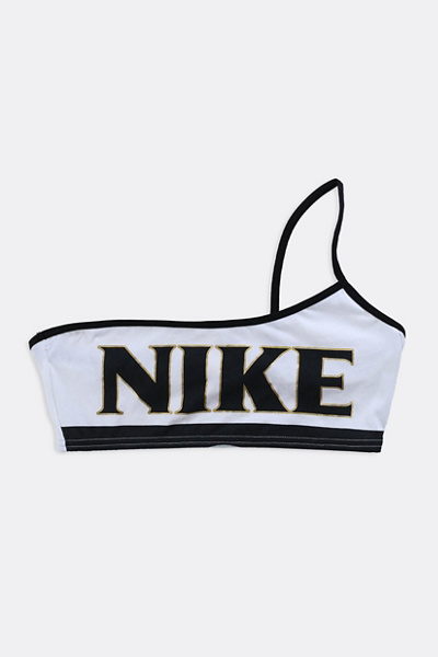 Frankie Collective Rework Nike One Shoulder Bra Top 029 | Urban Outfitters