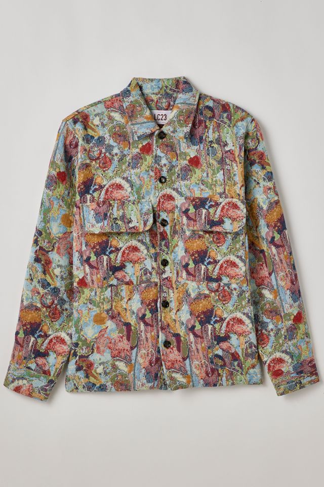 LC23 Jacquard Overshirt | Urban Outfitters