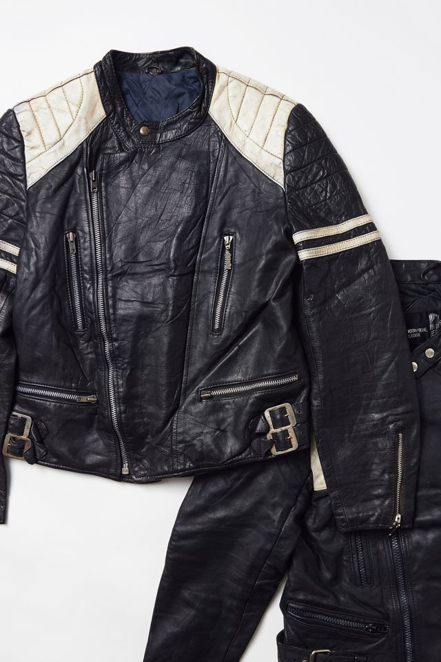 Urban Renewal Vintage Motocross Leather Jacket | Urban Outfitters Canada