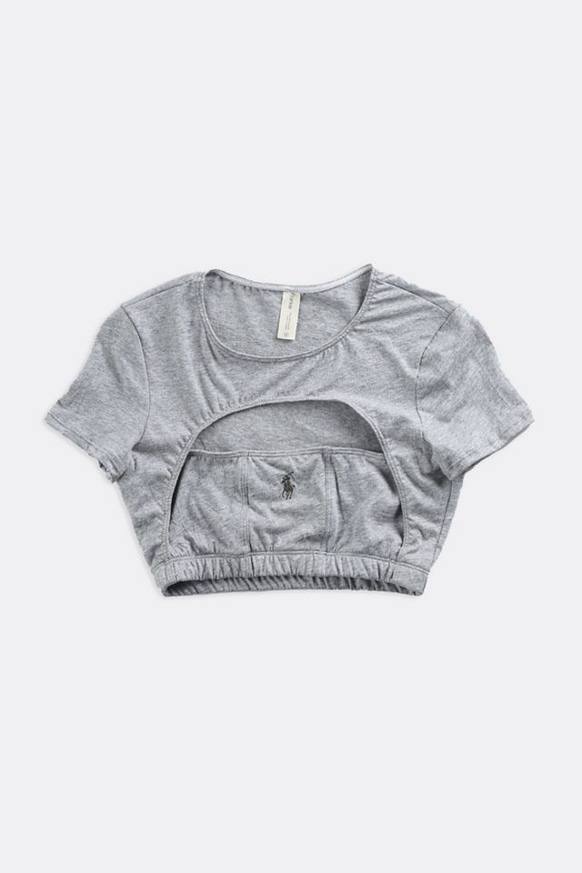 Frankie Collective Rework Polo Cut Out Tee 158 | Urban Outfitters