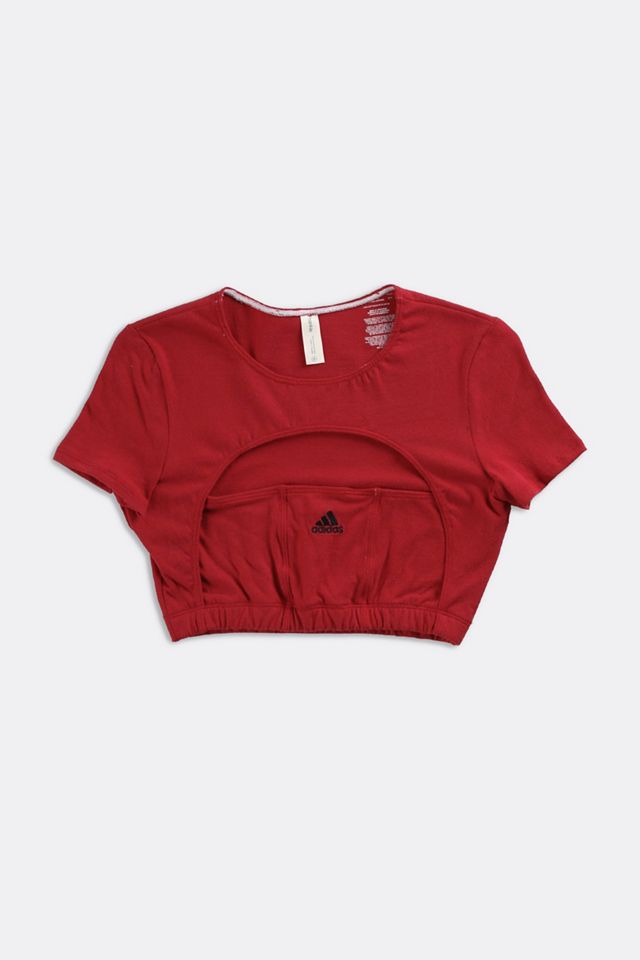 Frankie Collective Rework Adidas Cut Out Tee 071 | Urban Outfitters
