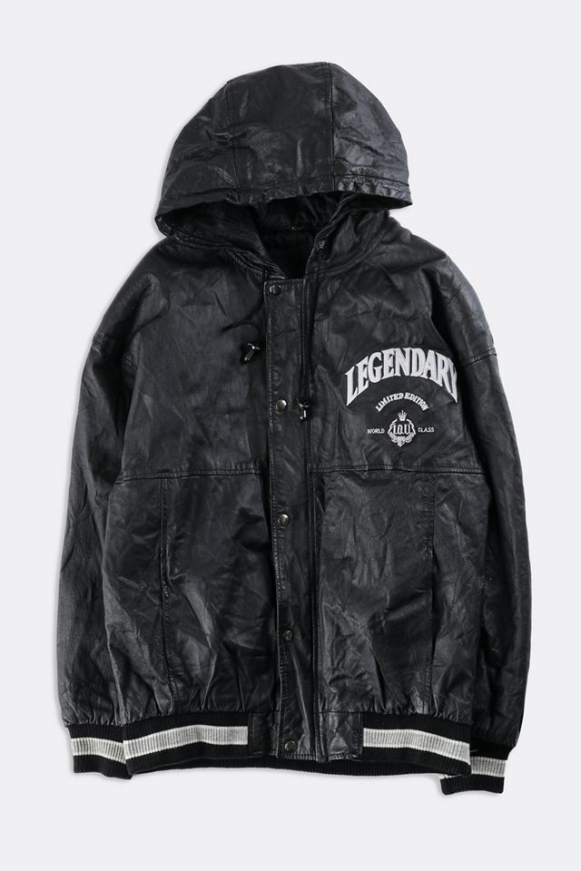 Vintage Leather Legendary Parka Jacket | Urban Outfitters