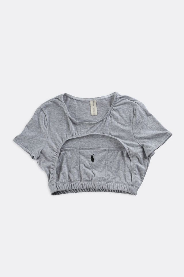 Frankie Collective Rework Polo Cut Out Tee 180 | Urban Outfitters