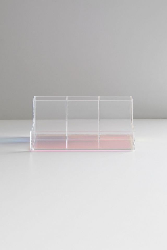 Layla Iridescent Sectioned Organizer | Urban Outfitters