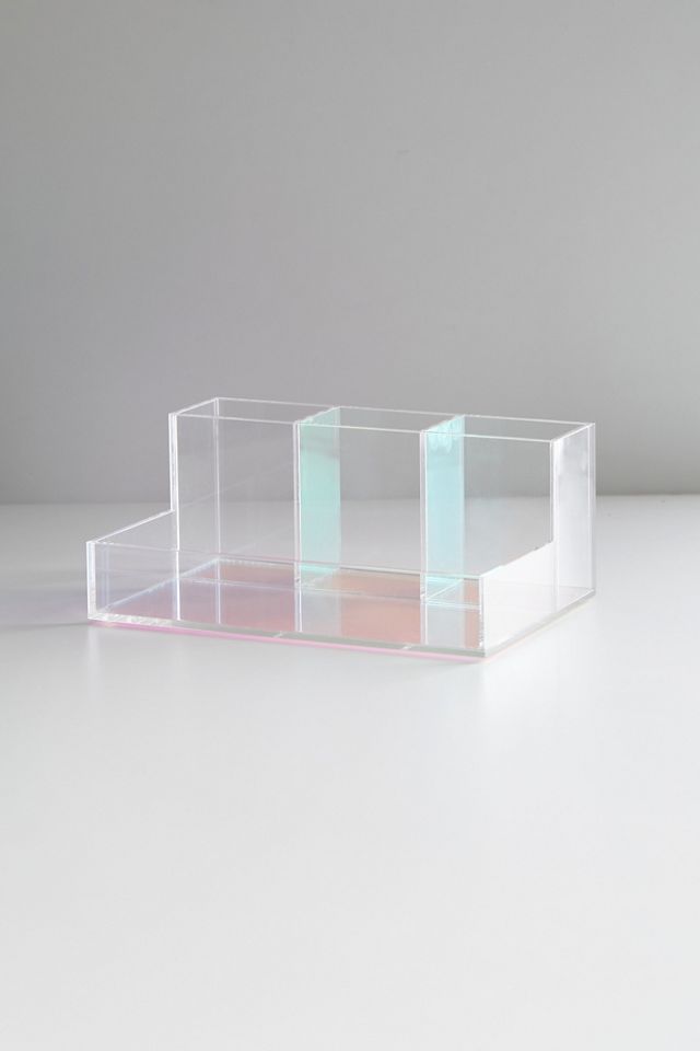 Layla Iridescent Sectioned Organizer | Urban Outfitters