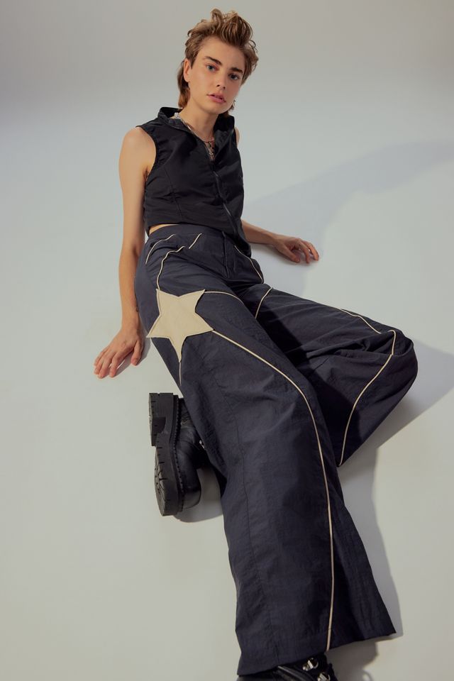 Basic Pleasure Mode Star Puddle Cargo Pant | Urban Outfitters