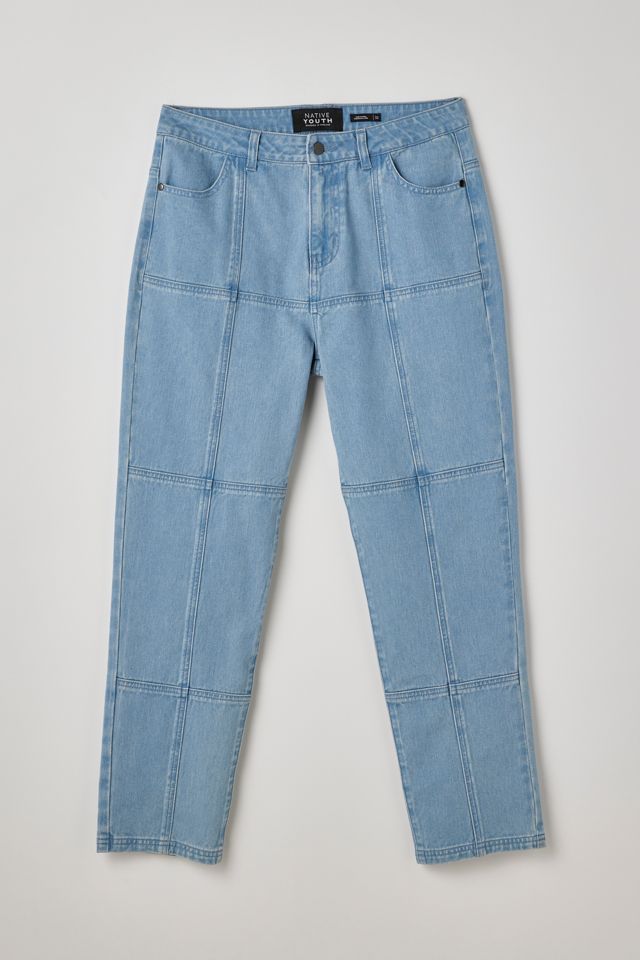 Native Youth Patched Seam Jean | Urban Outfitters