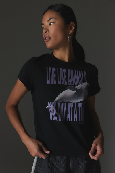 Private Policy Live Like Animals Graphic Tee | Urban Outfitters
