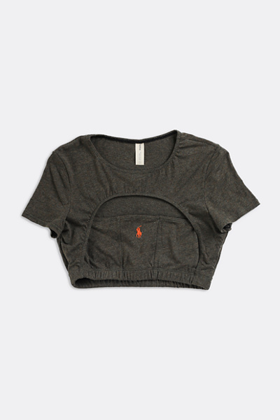 Frankie Collective Rework Polo Cut Out Tee 197 | Urban Outfitters