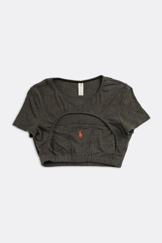 Frankie Collective Rework Polo Cut Out Tee 197 | Urban Outfitters
