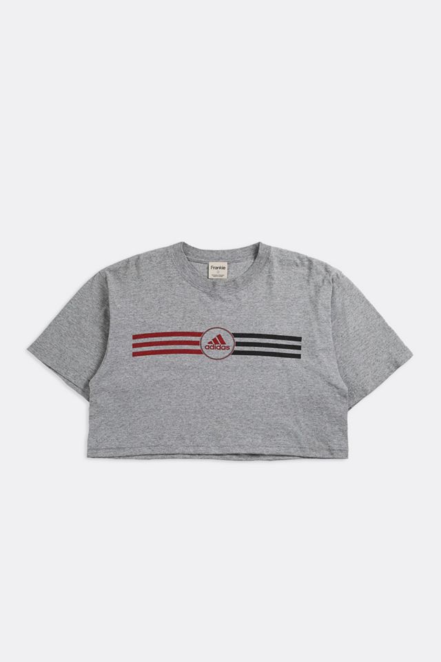 Frankie Collective Rework adidas Crop Tee 022 | Urban Outfitters