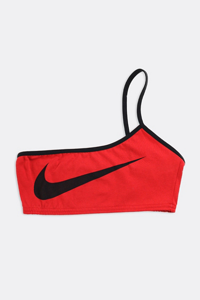 Frankie Collective Rework Nike One Shoulder Bra Top 034 | Urban Outfitters
