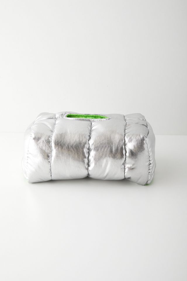 Brooklyn Puffer Tissue Box Cover | Urban Outfitters