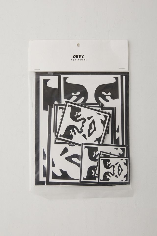 OBEY Icon Face Sticker Set | Urban Outfitters