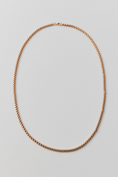Box Chain 28” Mixed Metal Necklace | Urban Outfitters