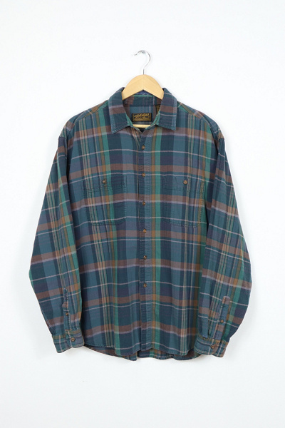 Vintage Eddie Bauer Plaid Button-Down Shirt | Urban Outfitters
