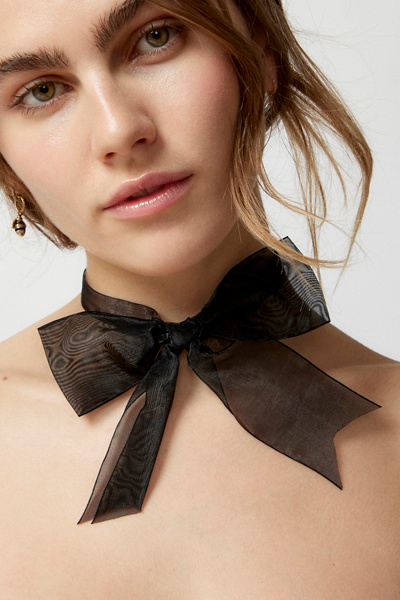 Statement Bow Choker Necklace | Urban Outfitters