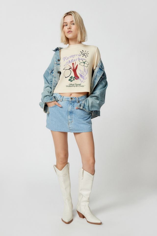 Farmers Market Boxy Baby Tee | Urban Outfitters