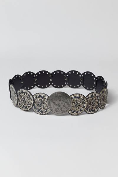 Large Round Leather Western Belt | Urban Outfitters Canada