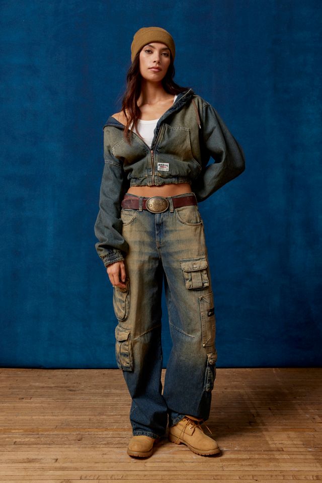 BDG Daria Denim Hooded Zip-Up Jacket | Urban Outfitters