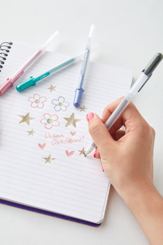 Gelly Roll Gold Shadow Pen - Set Of 5 | Urban Outfitters