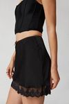 Out From Under Juliette Lace-Trim Mini Skirt | Urban Outfitters