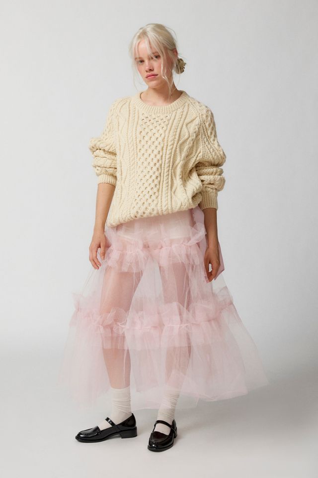 Kimchi Blue Anabella Sheer Tutu Maxi Skirt | Urban Outfitters