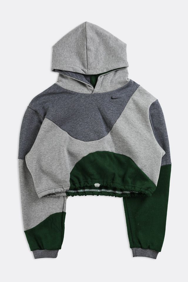 Frankie Collective Rework Nike Wave Crop Sweatshirt 092 | Urban Outfitters