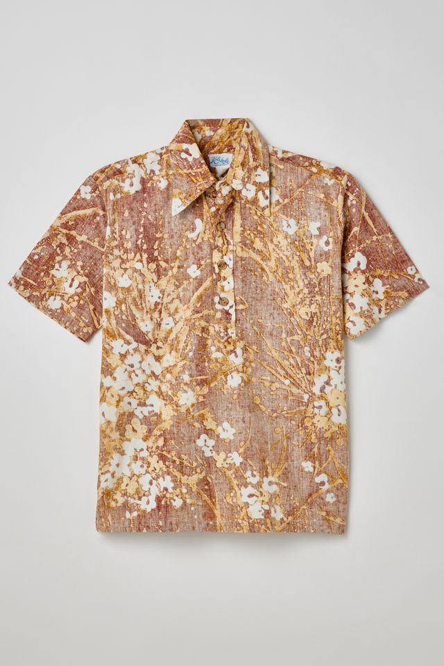 Vintage Abstract Floral Pattern Shirt | Urban Outfitters