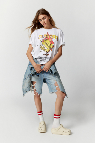 Cluck Off Nashville Hot Chicken Boxy Oversized Tee | Urban Outfitters