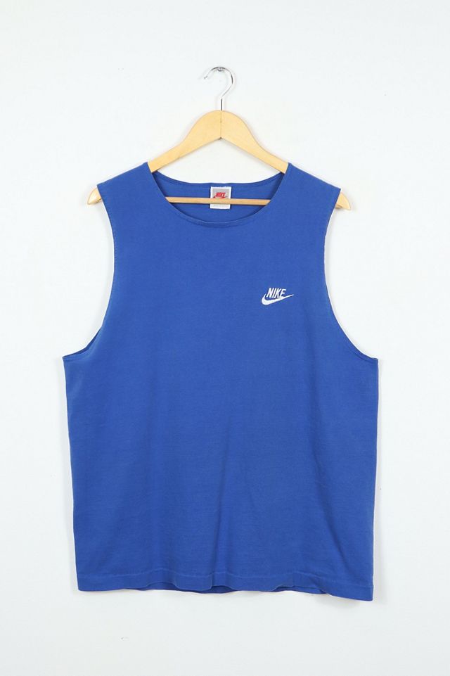 Vintage Nike Blue Tank Top | Urban Outfitters