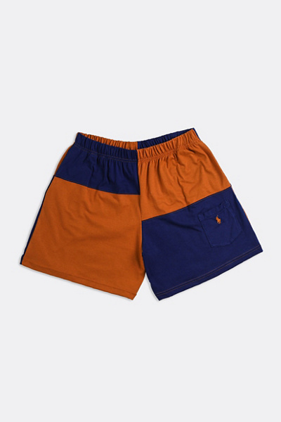 Frankie Collective Rework Polo Patchwork Tee Shorts 010 | Urban Outfitters