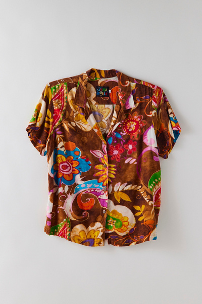 Vintage Patterned Top | Urban Outfitters