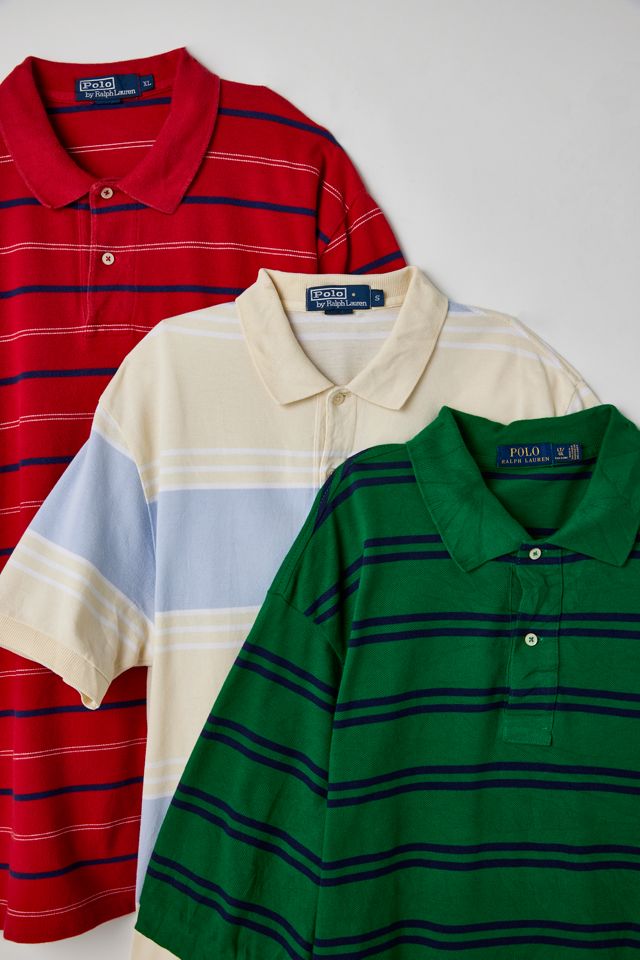 Urban Renewal Vintage Striped Classic Polo Shirt | Urban Outfitters